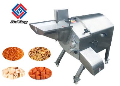 China Industrial Garlic Ginger Carrot Dicer Cutter 1500 KG/H Stainless Steel Dicing Machine for sale