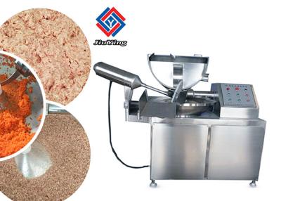 China 80L Industrial Meat Bowl Cutter Food Chopper Mixer with 10.48kW Power and 1000kg/h Production Capacity for sale