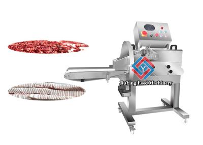 China DRB-120 Industrial Meat Slicer 1500W with 500-800kg/H Capacity for Frozen Bacon, Cooked Meat & Cheese Processing for sale