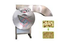 China Automatic Sweet Potato Chips Slicer Machine 500-800kg/h French Fries Cassava Cutter 1.2kw for sale