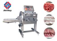 China 1.5kW 304 Stainless Steel Industrial Meat Slicer 0-40mm Adjustable Cutting Size 500-800kg/h for sale