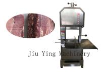 China Small Type 15 M/S Beef Meat Bone Cutter Machine - 220V 1.1Kw with 390×500mm Workbench for sale