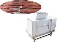 China Stainless Steel Beef Meat Strip Cutting Machine 500mm Inlet 2.2KW 380V for sale