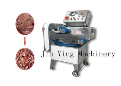 China Stainless Steel Electric Meat Bone Cutter 1500W 380V Rib Cutting Machine with Conveyor for sale