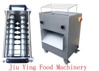 China Stainless Steel Meat Slicer Cutting Machine 800kg/h 380V for Chicken Pork Ribs Duck for sale