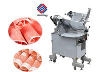 China Semi - Automatic Industrial Meat Slicer Capacity 50-68 Pcs / Min for sale