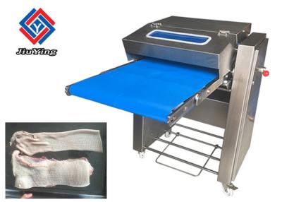 China Stainless Steel Pork Skin Peeling Machine JY-620 435mm Blade 0.5-6mm Thickness for sale