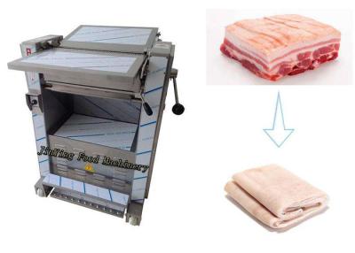 China JY-435 Professional Pork Skin Peeling Machine with 435mm German Blades, 18m/min Output, 750W Power for sale