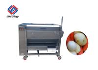 China 1.5KW 300-500KG/H Stainless Steel Vegetable Fruit Washing Machine Carrot Cleaning Peeling Machine for sale