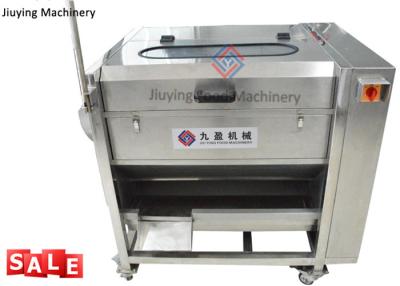 China 304 SUS Root Vegetable Peeling Machine With Spraying And Cleaning System for sale