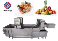 China Automatic Air Bubble Vegetable and Fruit Washing Machine 380V 3.7KW Food Processing for sale