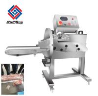 China TJ-304B Electric Barbecued Pork Cutting Machine 500-800kg/h Capacity with 0-40mm Adjustable Slicing for sale