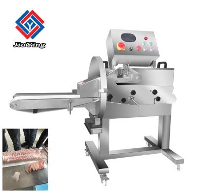 China TJ-304B Electric Barbecued Pork Cutting Machine 500-800kg/h Capacity with 0-40mm Adjustable Slicing for sale