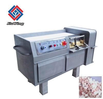 China JY-550 Commercial Frozen Meat Dicing Machine 700-900 kg/h Capacity 5-30mm Cutting Size for sale