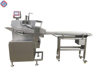 China Automatic Meat Slicer Machine 400pcs/min 45° Double Station with Portion Function for sale