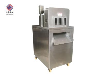 China SUS 304 Frozen Meat Cube Cutter Machine 700-900kg/h Capacity with 3KW Power for Beef Chicken Lamb Processing for sale