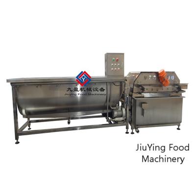 China 220V Bubble Leafy Vegetable Washing Machine JY-4200 | 1-1.5t/hr Capacity | 4200mm Stainless Steel Design for sale
