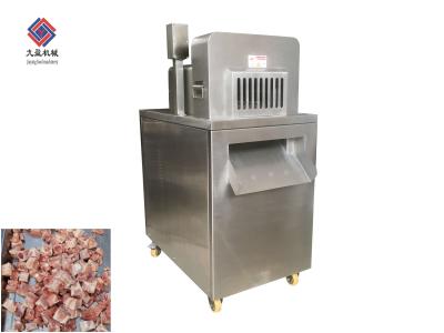 China 500-800kg/h Frozen Meat Dicing Machine with 3KW Power and 5-30mm Adjustable Cutting Size for Beef Pork Lamb for sale