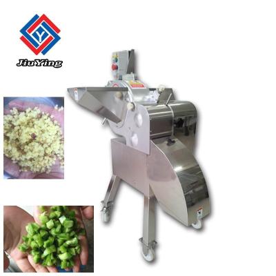 China 304 Stainless Steel Potato Dicing Machine with 2 Knife Sets for Vegetable and Fruit Cube Processing for sale