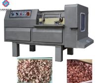 China 3.7kW 304 Stainless Steel Frozen Meat Cube Dice Machine with 700-900 kg/h Capacity and 5-30mm Cutting Range for sale