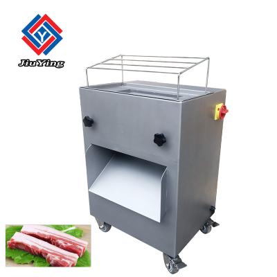 China Low Noise Fresh Meat Cube / Strip Cutter Machine For Distribution Centers for sale