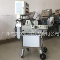 China 600kg/h Stainless Steel Leafy Vegetable Cutting Machine Chili Cutter 0-60mm Adjustable for sale