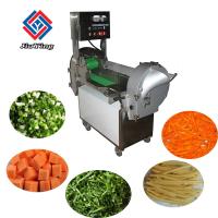 China Commercial Leafy Vegetable Cutting Machine 304 Stainless Steel 300-1000kg/h Adjustable 0-60mm for sale