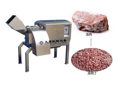 China Commercial Frozen Meat Dicer Machine 5-25mm Cutting Size 380V 5.5kw for sale