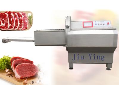 China Industrial Frozen Meat Cheese Cutter Slicer 304 Stainless Steel 1-30mm Adjustable Cutting Thickness for sale