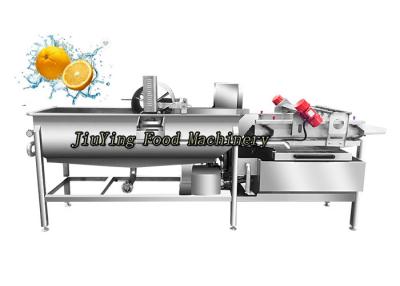 China Industrial Air Bubble Ozone Fruit Vegetable Washing Machine 4.85KW SUS304 for sale