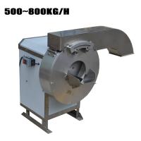 China 1.5HP Automatic Potato Cutting Machine 380V Adjustable Thickness Slicer Stripper for sale