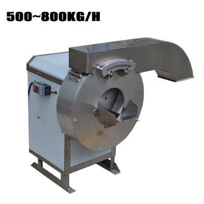 China 1.5HP Automatic Potato Cutting Machine 380V Adjustable Thickness Slicer Stripper for sale