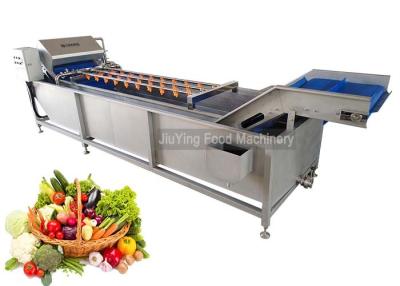 China 13.8KW Commercial Vegetable Washer with High Pressure Bubble Technology - 5190mm Length, 50/60HZ Frequency for sale
