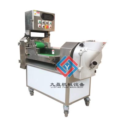 China Industrial Vegetable Cutter Machine 300-1000kg/h Capacity Adjustable Cutting Size 0-60mm for sale