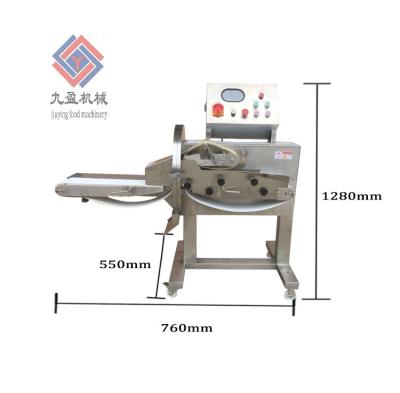 China Automatic Frozen Meat Slicing Machine 304 Stainless Steel 800kg/h 380V Commercial Cheese Cutter for sale