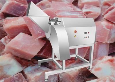 China Frozen Meat Dicing Machine 1000kg/h Chicken Breast Cutter Cube Pork Dicer 380V for sale