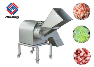 China Commercial Vegetable Dicer Machine 1000KG/H Tomato Cuber Fruit Cutter 1.5kw for sale