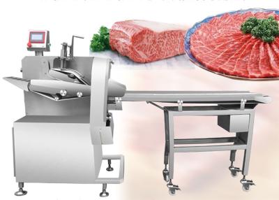 China Fresh Meat Cutter Machine 1900x1550x1420mm Portioning Slicer 400pcs/min for sale