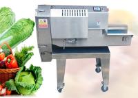 China TJ-168 Industrial Cucumber Pickle Cutting Machine 800-2000kg/hr Capacity with 2.5HP Motor for sale