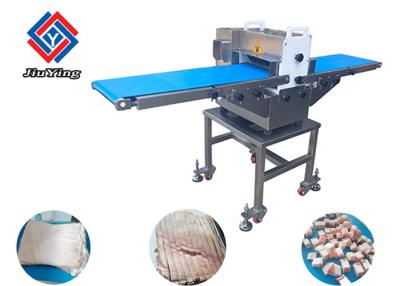 China 500KG/H Meat Processing Machine Chicken Cutter Fresh Meat Strips Cube Dicing Equipment for sale