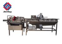 China Ozone Fruit Vegetable Bubble Cleaning Machine 4200mm SUS304 4.8KW for sale