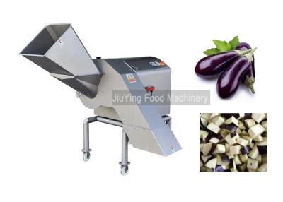 China SUS 304 Stainless Steel Commercial Eggplant Dicing Machine TJ-1500D 1.5KW 2000-3000kg/h Capacity for sale