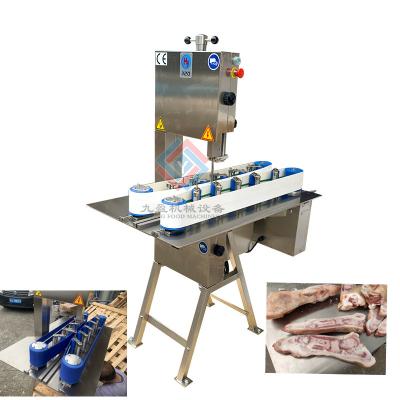 China TJ-320B Stainless Steel 2/3 Phase Pig Cattle Hoof Half Slicer Machine 298x320mm Processing Size 125kg Weight for sale