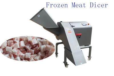 China Frozen Meat Cube Cutter Machine - 800-1500kg/h Capacity, 5.5KW 380V Industrial Dicing Equipment for sale