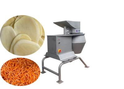 China 1500W 3T Capacity Industrial Vegetable Cutting Machine with 4mm Cutting Size and Omron Speed Control for sale
