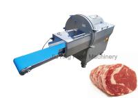 China SS Halal Industrial Meat Slicer Machine 200 Cuts/Min 380V Frozen Beef Cutting Equipment for sale