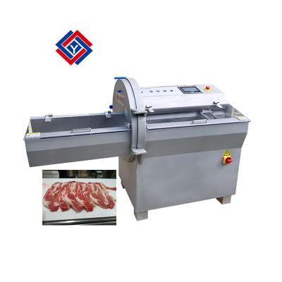 China JY-21K Industrial Frozen Meat Slicer Machine 380V 2.7KW with 160pcs/min Cutting Speed for sale