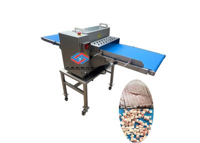 China 600kg/h Stainless Steel Meat Dicer Chicken Cube Fish Cutting Machine 380v 1.5kw for sale