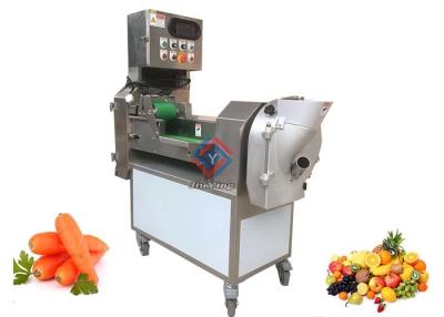 China Industrial Vegetable Cutting Machine 1000kg/h Stainless Steel Fruit Dicer for sale