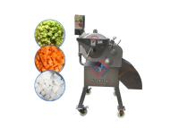 China TJ-800 Vegetable Dicing Machine 500-800kg/h Capacity with 3-15mm Cube Sizes for Industrial Food Processing for sale